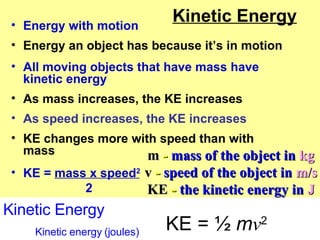 02-06-08 - Energy-Kinetic Energy | PPT
