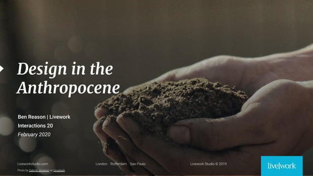 Design in the Anthropocene | PPT