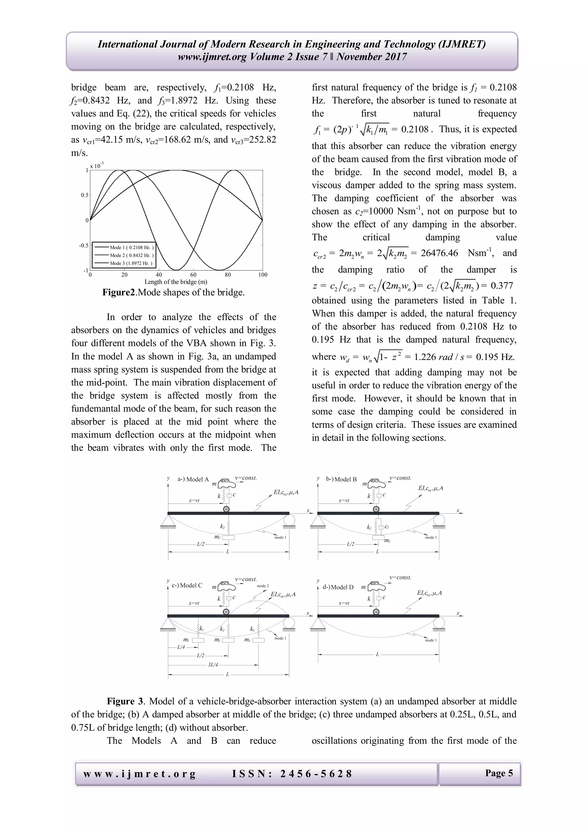 Vibration Suppression of Vehicle-Bridge-Interaction System using Multiple Tuned Mass Dampers ...
