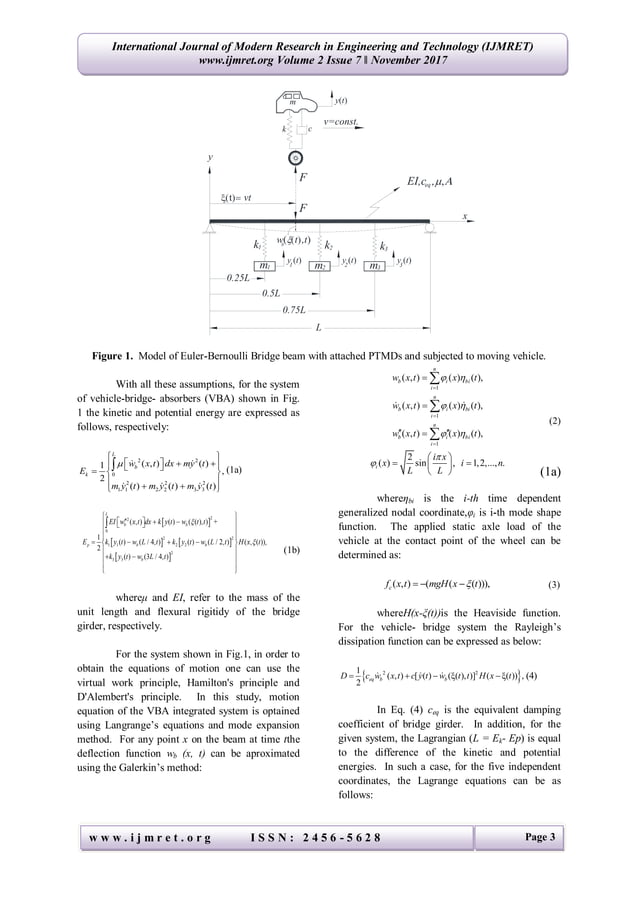 Vibration Suppression of Vehicle-Bridge-Interaction System using Multiple Tuned Mass Dampers ...