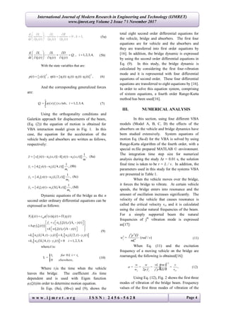 Vibration Suppression of Vehicle-Bridge-Interaction System using Multiple Tuned Mass Dampers ...