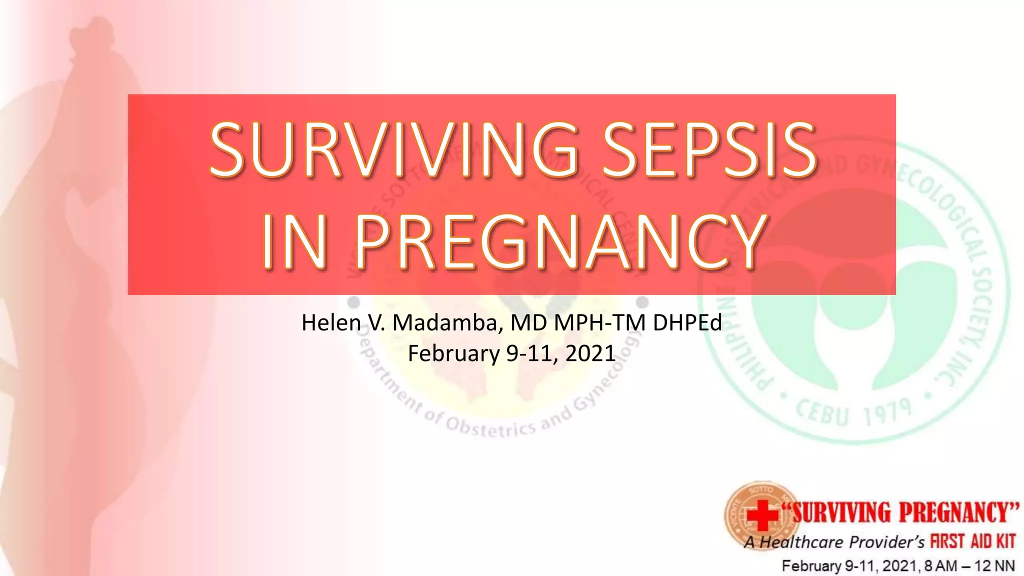 Surviving Sepsis in Pregnancy | PPTX