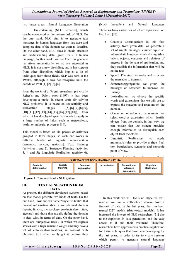 Narrative: Text Generation Model from Data | PDF