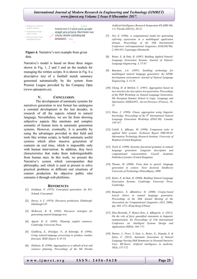 Narrative: Text Generation Model from Data | PDF