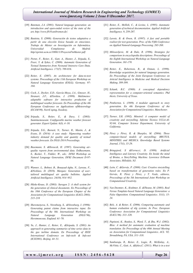 Narrative: Text Generation Model from Data | PDF