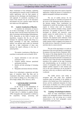 Cartographic systems visualization in mobile devices: issues, approaches and example cases | PDF