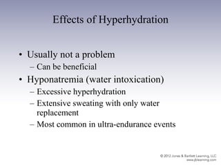 SportsNutrition_Chapter8_Water | PPT