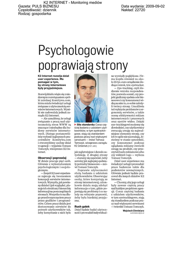 02 09 09 Puls Bizesu K2 Ux | PDF