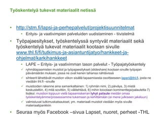 Erityis- ja vaativan tason palveluiden uudistaminen | PDF