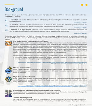 AHRP LB - A Glimpse into the Implementation of Judicial Pardon under ...