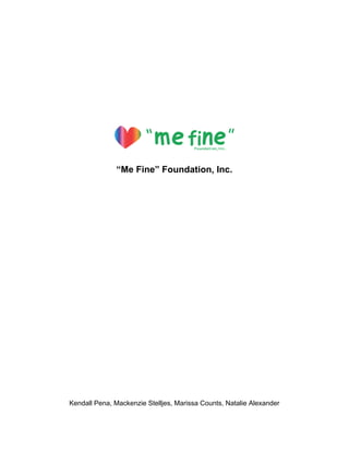 Me_Fine_Campaign_Proposal | PDF