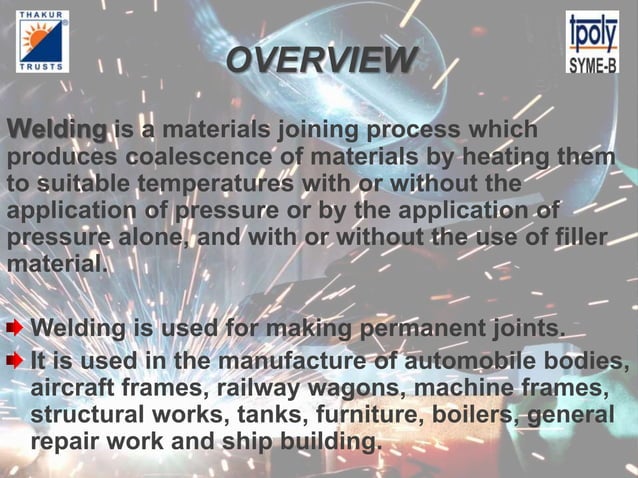 WELDING PPT | PPT