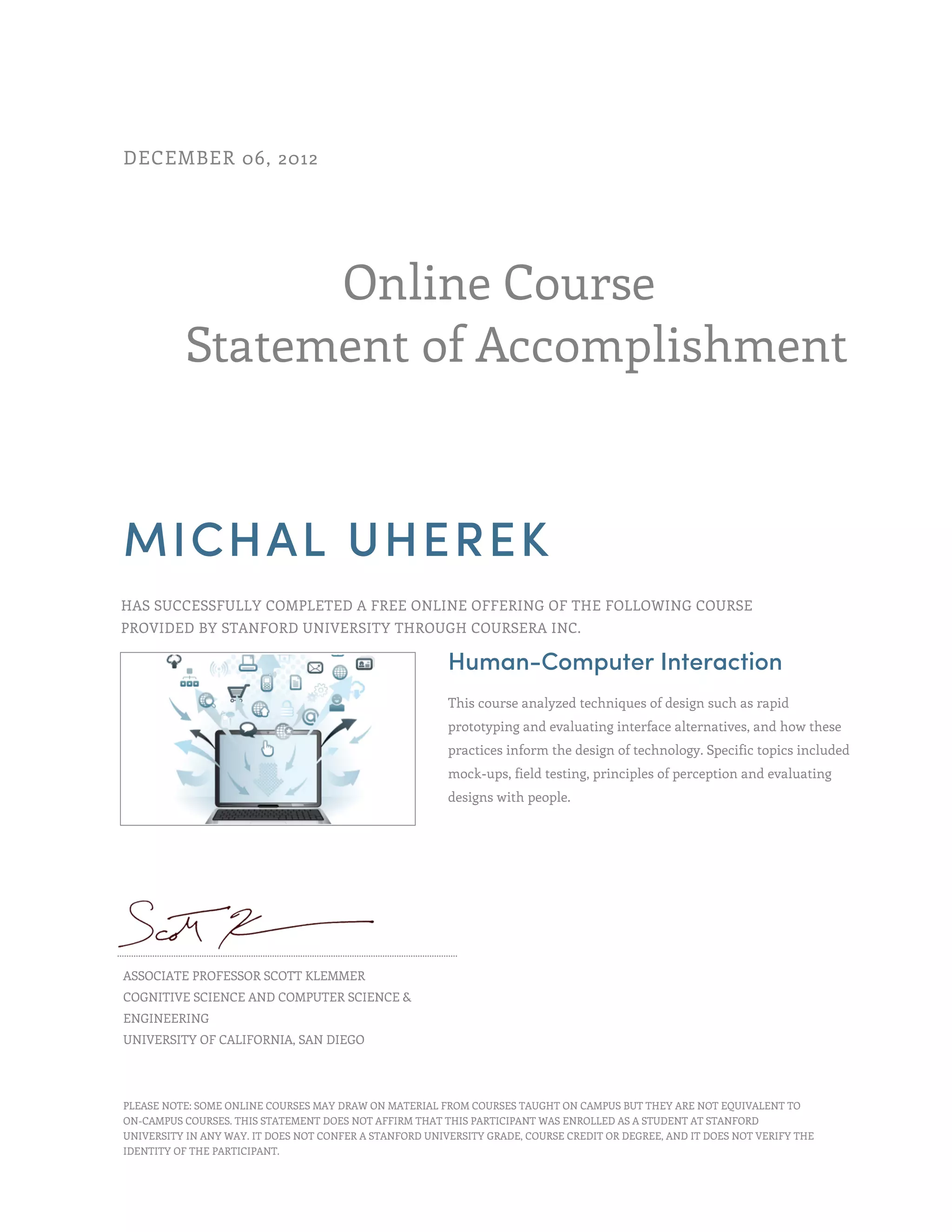 Coursera hci 2016 (2) | PDF