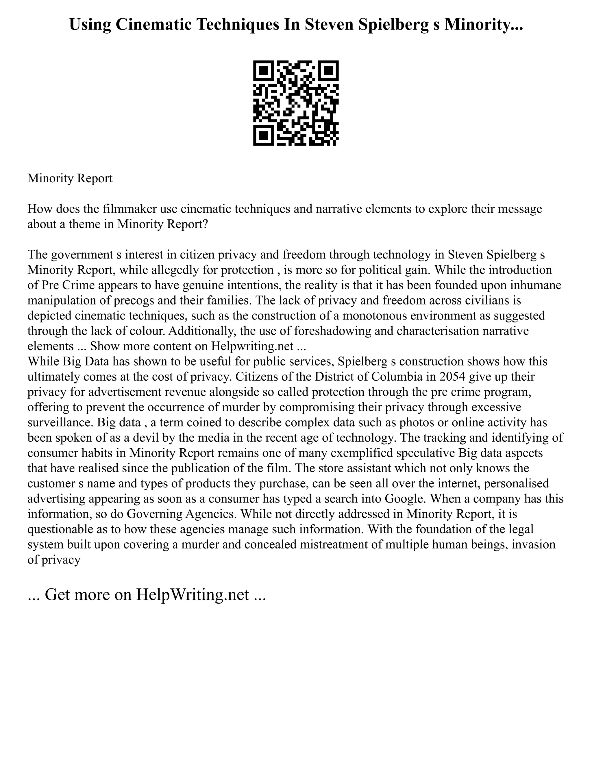 020 Rubrics For Essay Example Wri | PDF