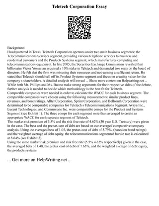 020 Rubrics For Essay Example Wri | PDF