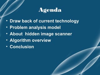 Banking locker security using Image processing | PPT