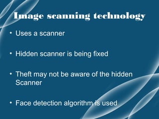 Banking locker security using Image processing | PPT