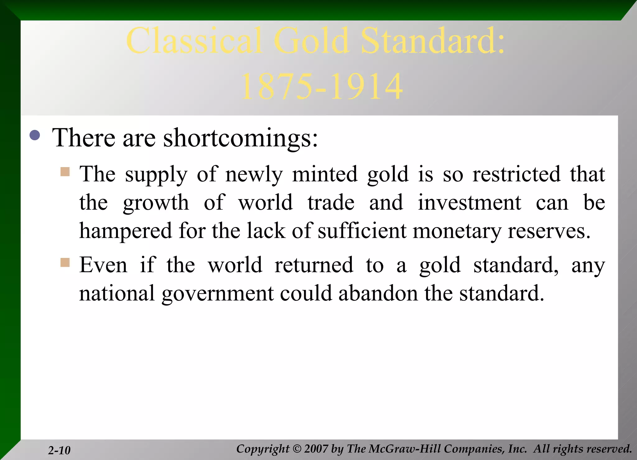 02[1].international monetary system | PPT | Stocks and Bonds | Personal ...