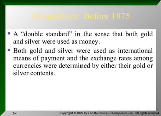 02[1].international monetary system | PPT | Stocks and Bonds | Personal ...