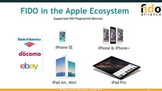 Introduction to the FIDO Alliance: Vision and Status | PPT