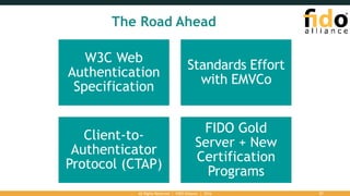 Introduction to the FIDO Alliance: Vision and Status | PPT