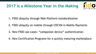 Introduction to the FIDO Alliance: Vision and Status | PPT