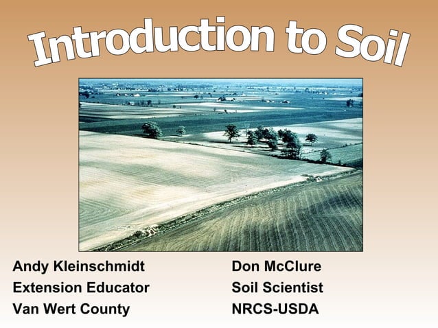 Introduction to Soil Science | PPT
