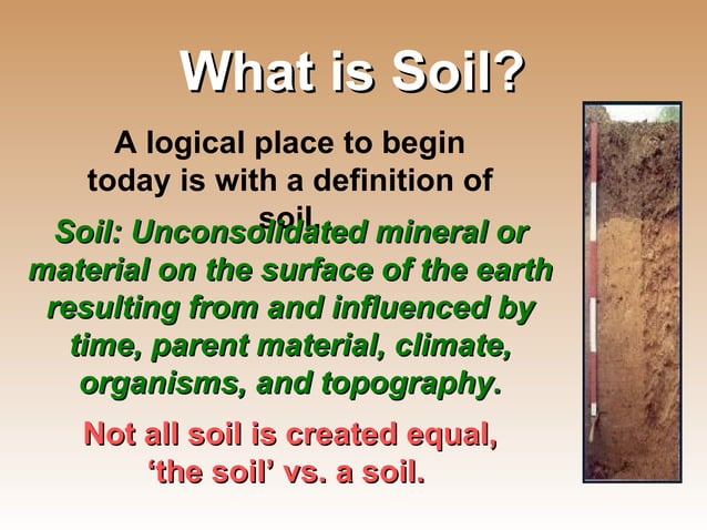 Introduction to Soil Science | PPT