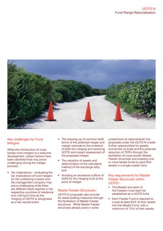 02115 Ucits Iv Fund Range Rationalisation | PDF