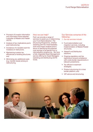 02115 Ucits Iv Fund Range Rationalisation | PDF