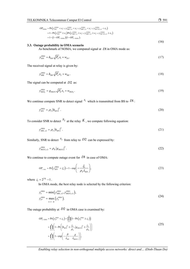 Enabling relay selection in non-orthogonal multiple access networks: direct and relaying mode | PDF