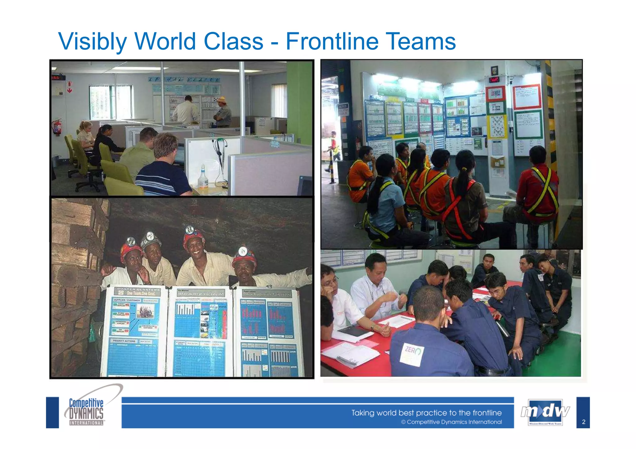 Mission Directed Workteams - Visibly World Class | PDF
