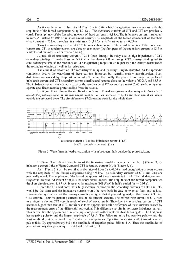 Analysis of Modeling of Current Differential Protection | PDF | Physics | Science