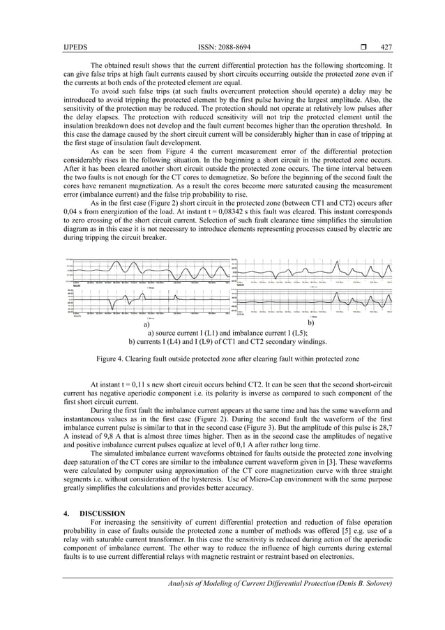Analysis of Modeling of Current Differential Protection | PDF | Physics | Science