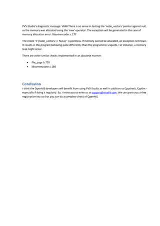 Picking Mushrooms after Cppcheck | PDF