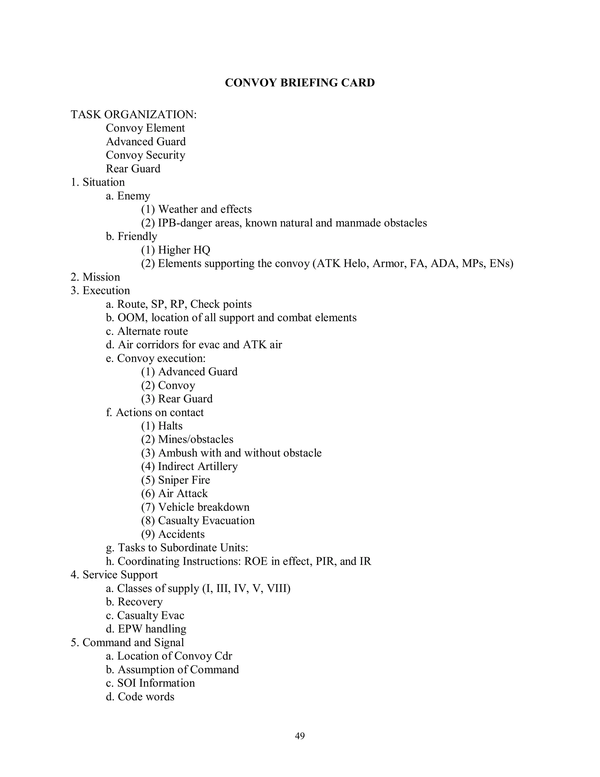 Tactical_Convoy_Handbook2002 | PDF