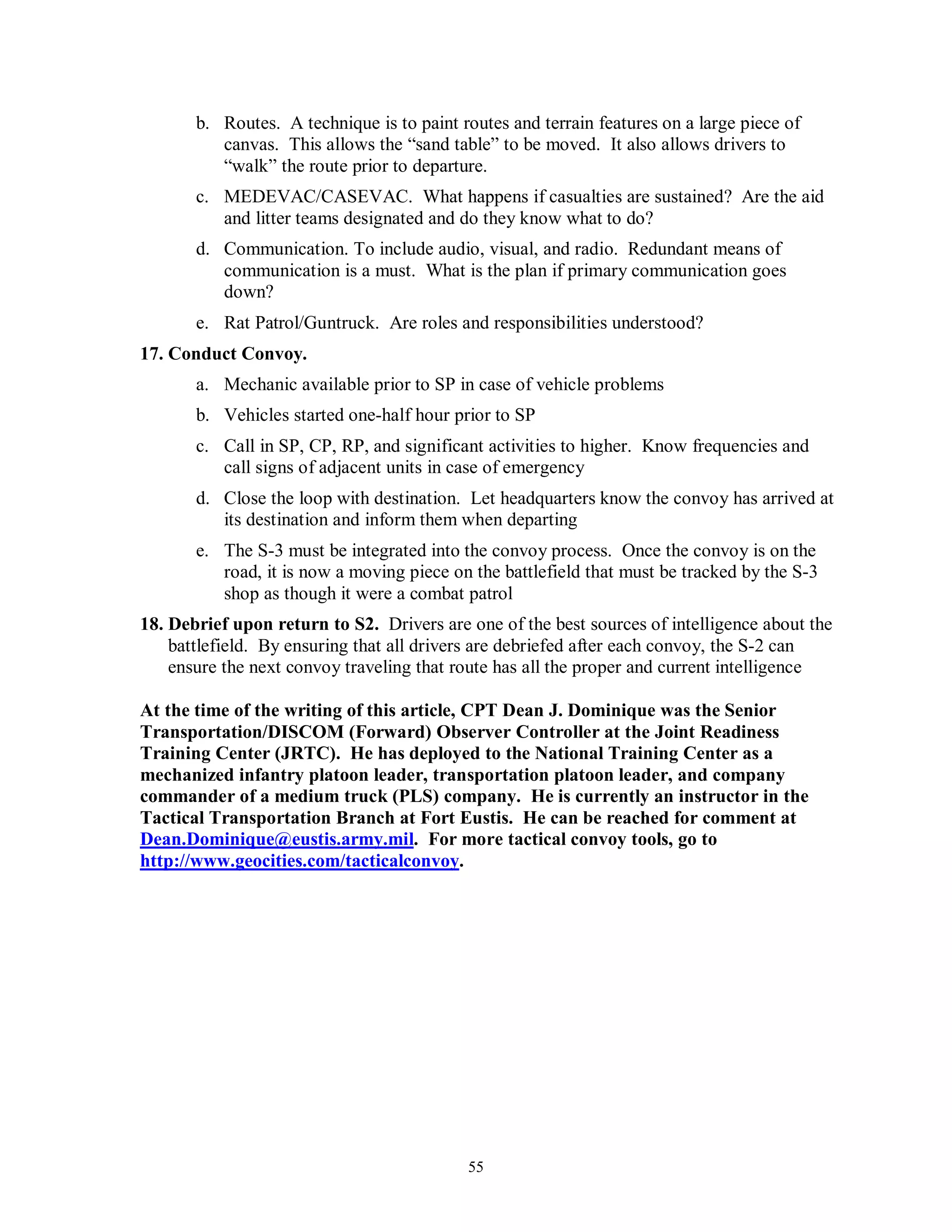 Tactical_Convoy_Handbook2002 | PDF
