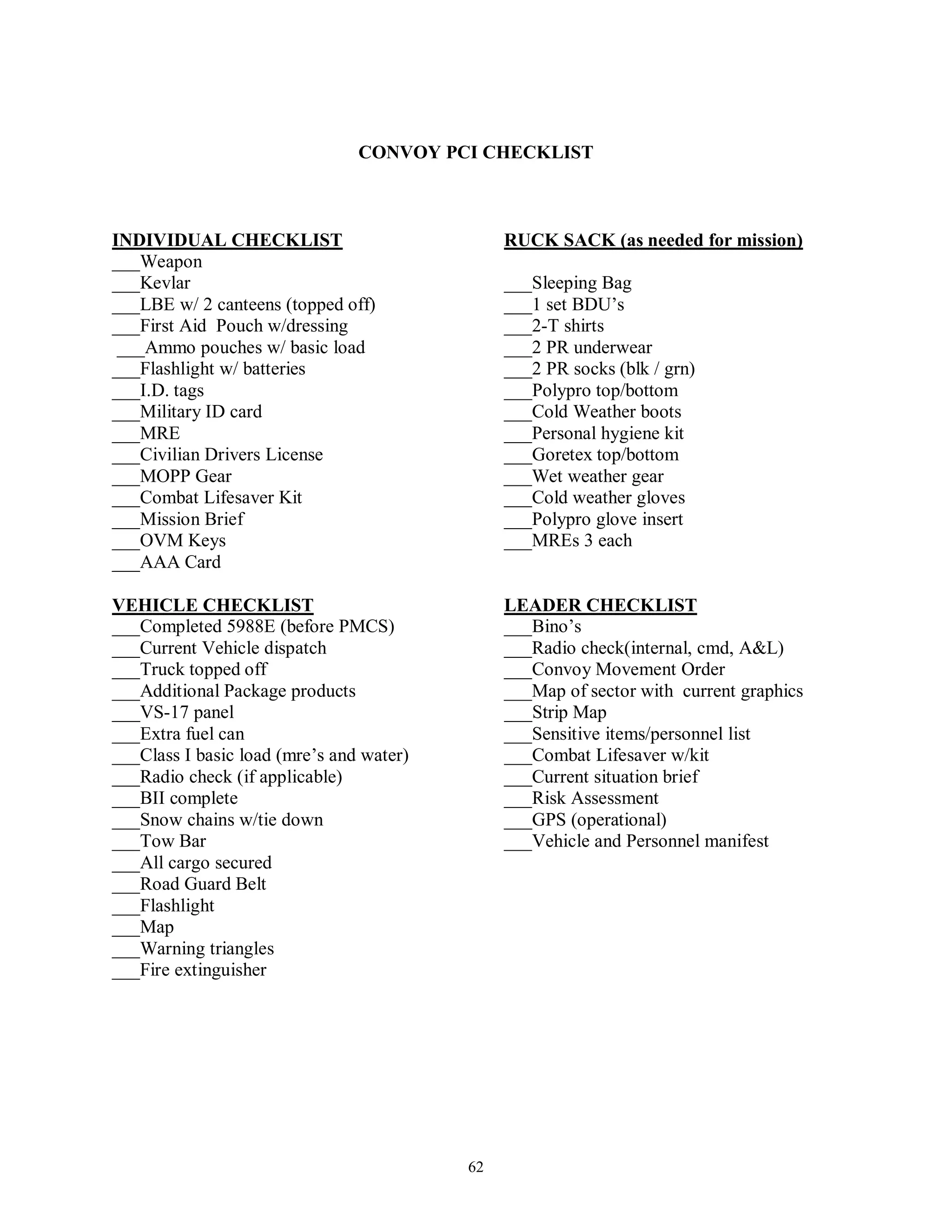 Tactical_Convoy_Handbook2002 | PDF
