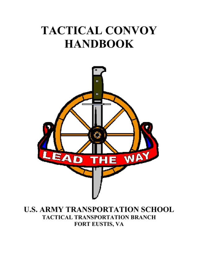 Tactical_Convoy_Handbook2002 | PDF | Arms & Ammunition | Sensitive Topics