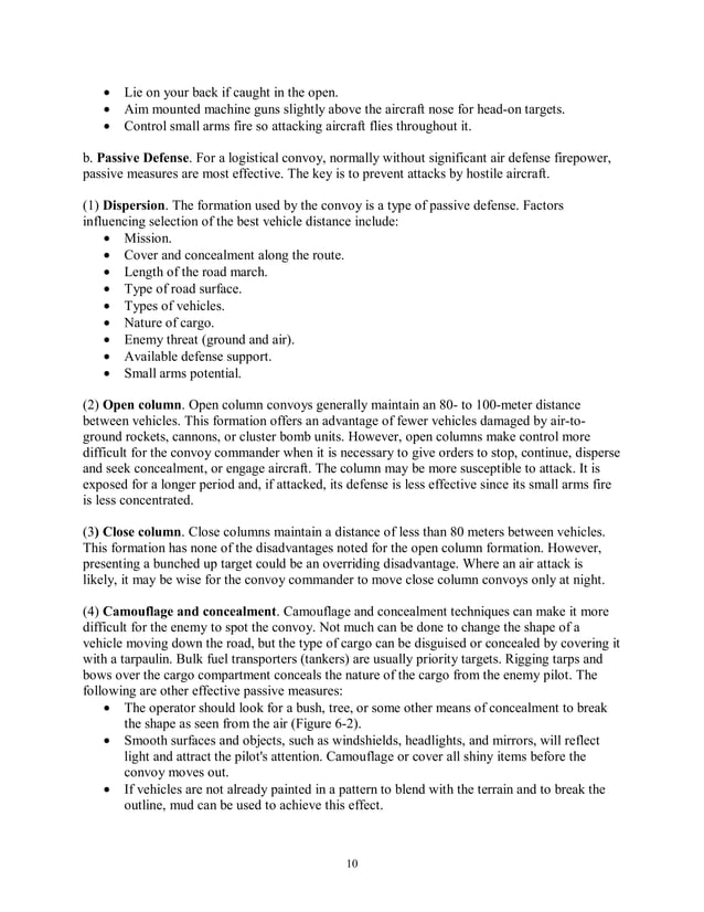 Tactical_Convoy_Handbook2002 | PDF | Arms & Ammunition | Sensitive Topics