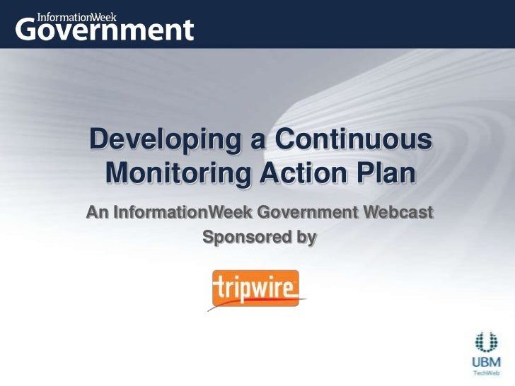 Developing a Continuous Monitoring Action Plan