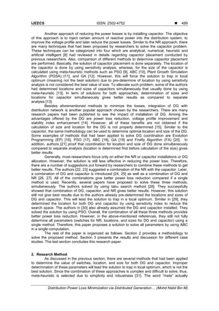 02 15033 distribution power loss minimization via (edit) | PDF