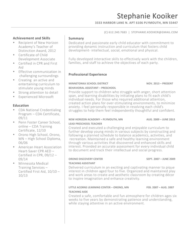 Resume to APPLY | PDF