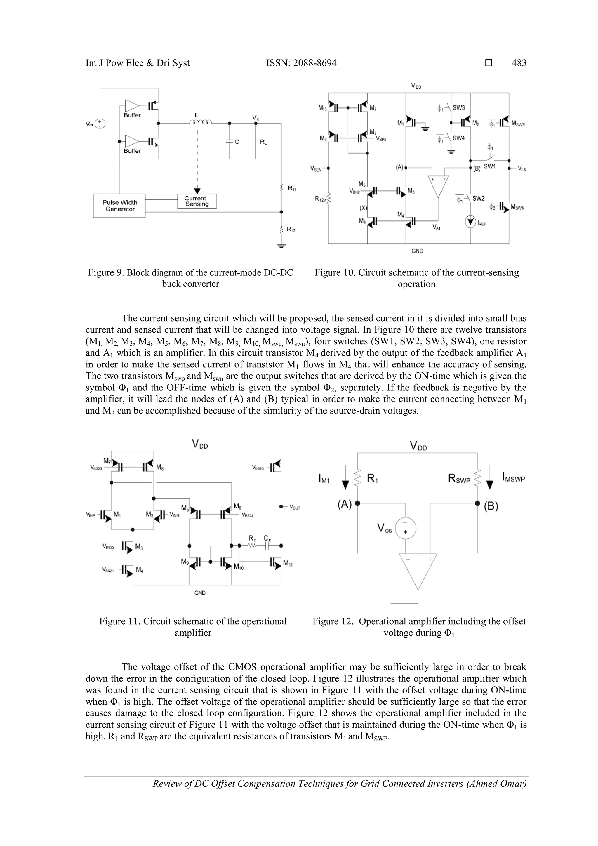 Review of DC Offset Compensation Techniques for Grid Connected ...
