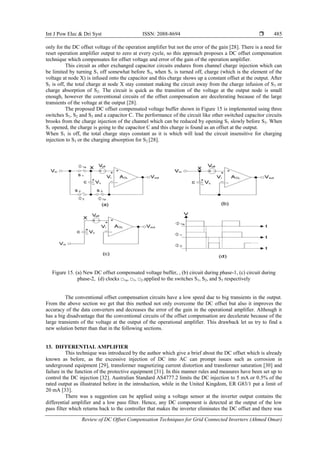 Review of DC Offset Compensation Techniques for Grid Connected ...