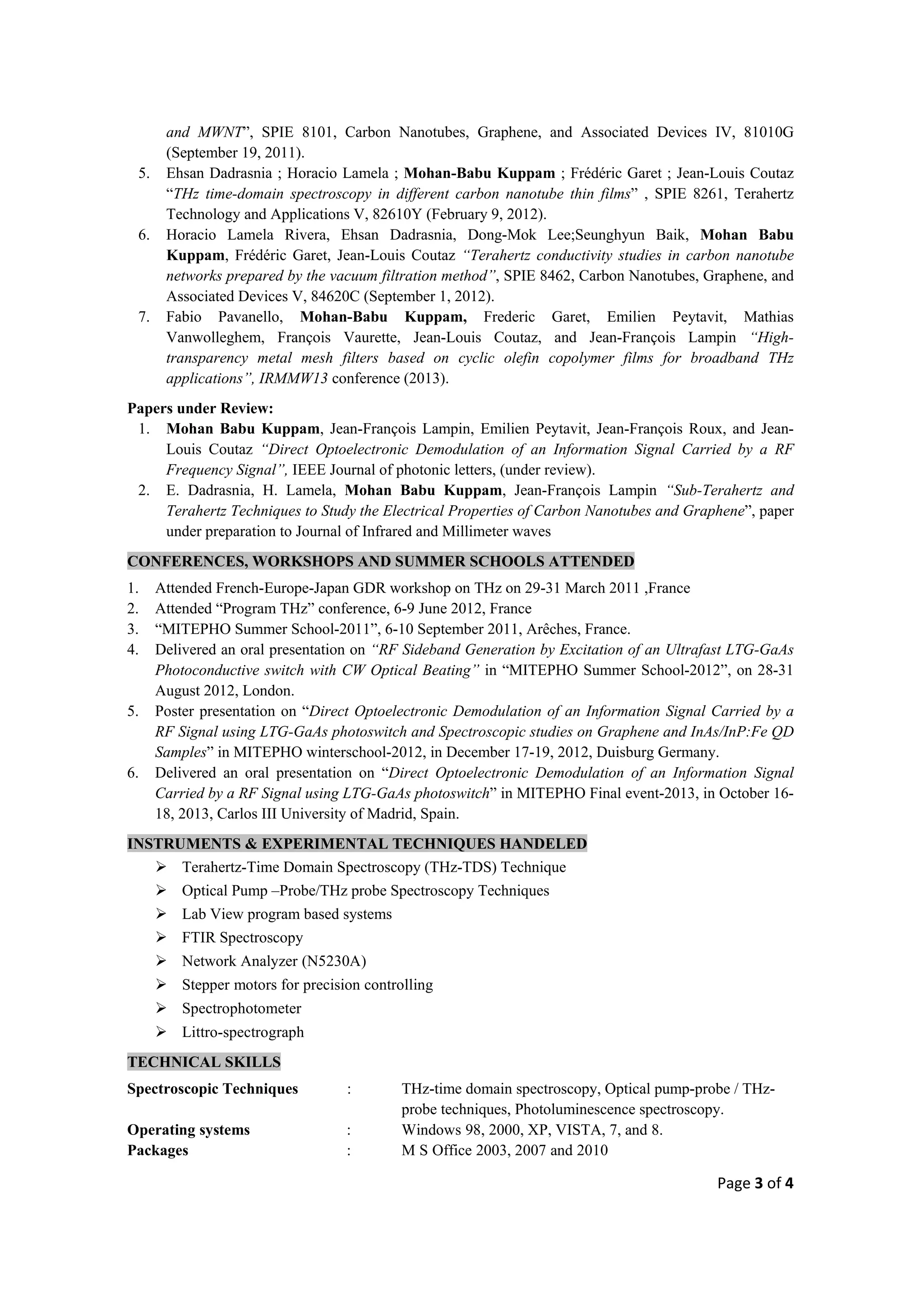 Resume_Mohan | PDF