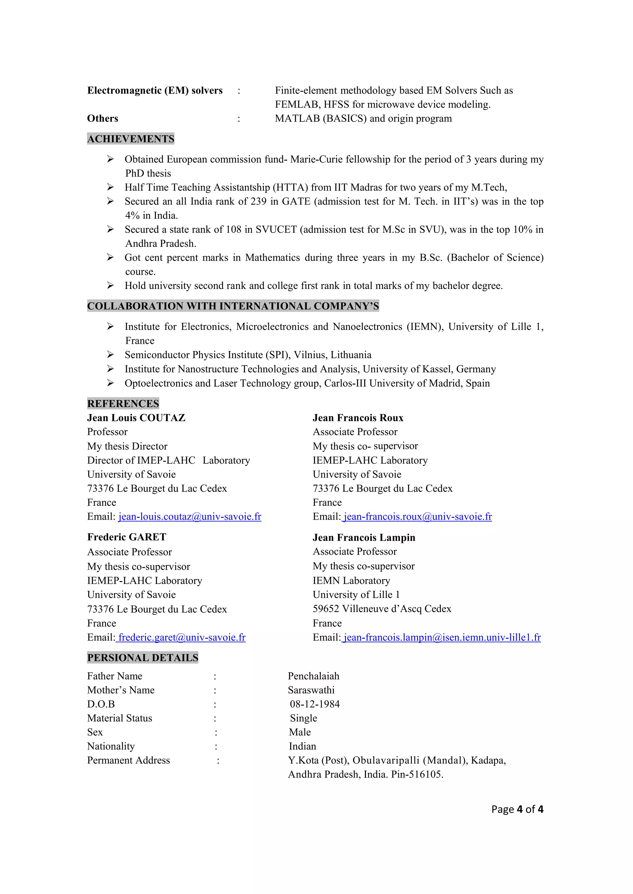 Resume_Mohan | PDF