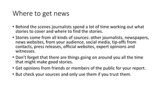 Blog and finding stories | PPTX