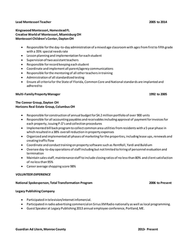 Geraldine Lewis Resume | DOCX | Professional School | Postgraduate ...