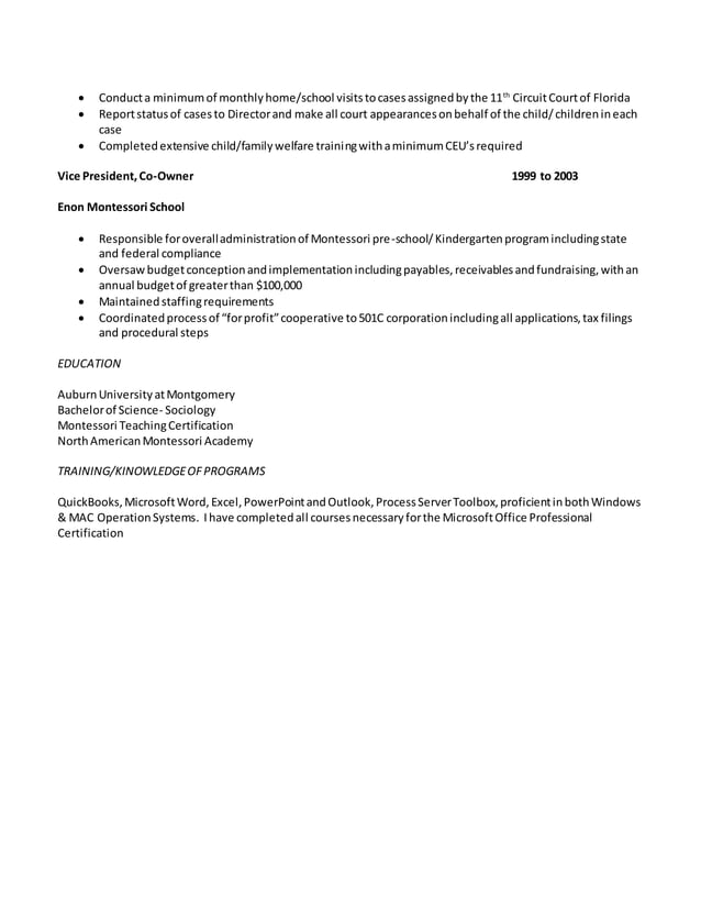 Geraldine Lewis Resume | DOCX | Professional School | Postgraduate Education